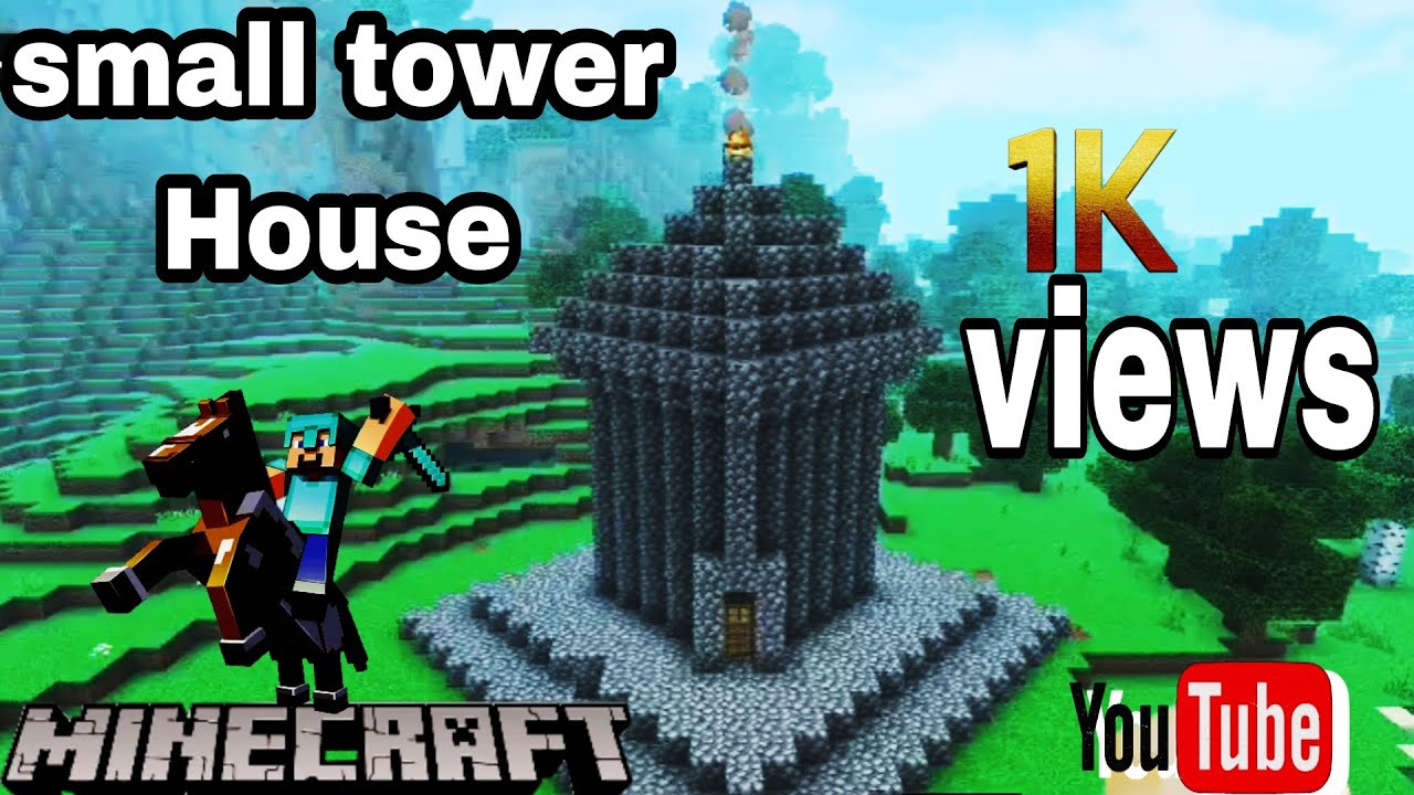Minecraft: How to Build a Small Tower House - YouTube
