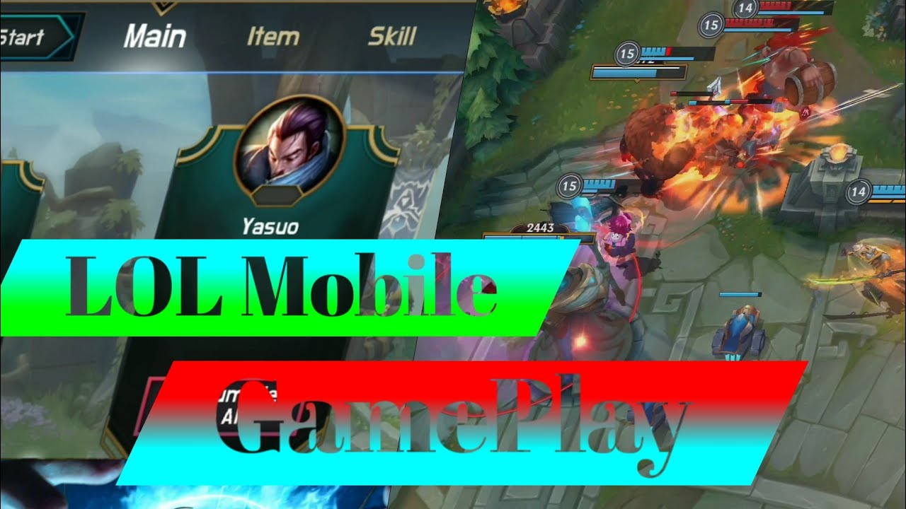 LoL Mobile 2D Graphics Gameplay |WILD RIFT PH OFFICIAL - YouTube