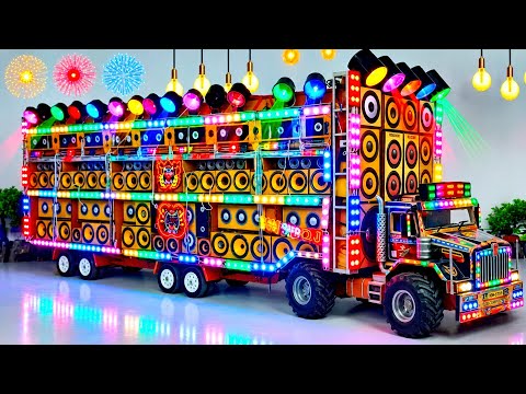 Mini dj truck setup | cardboard mini dj truck kese banaye | mini dj setup loading | dj wala dj gadis