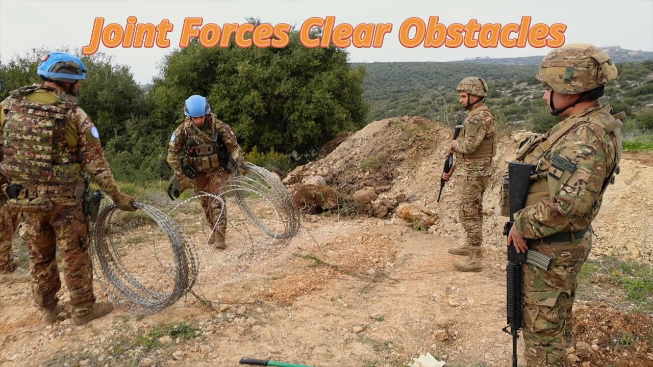 Joint Forces Clear Obstacles - YouTube