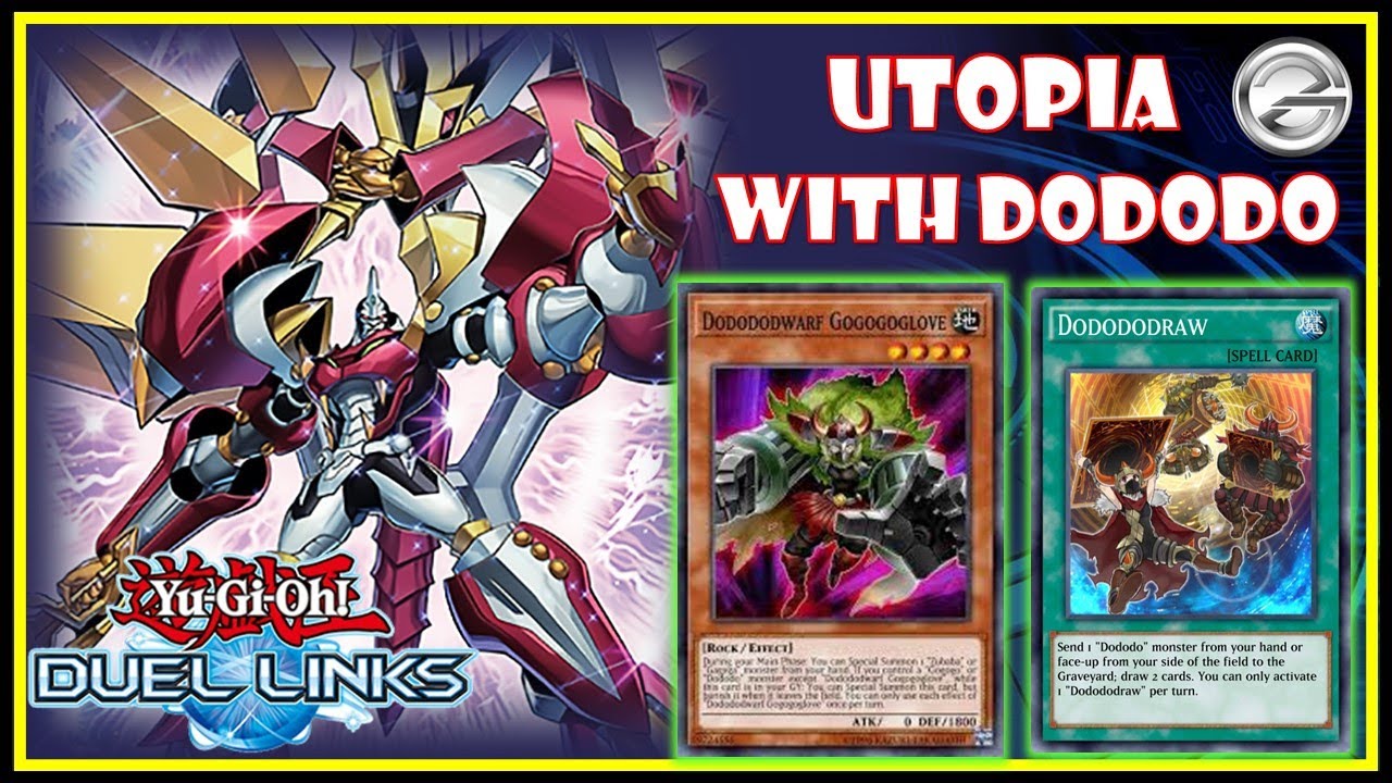 Yugioh Duel Links | Utopia Deck With Dododo And Gagaga Monster And ...