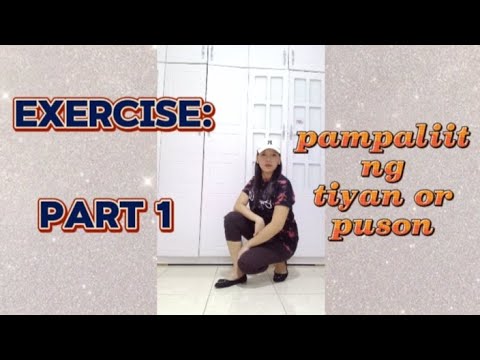 exercise pampaliit ng puson or tiyan - YouTube