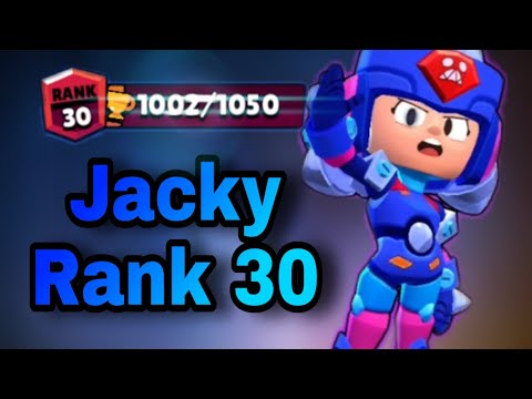 My FIRST ever Rank 30 Brawler | Jacky Rank 30 | Goodbye custom winning ...