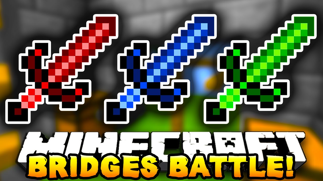 Minecraft BRIDGES BATTLE "HALF HEART!" #4 - w/ PrestonPlayz & Kenny ...
