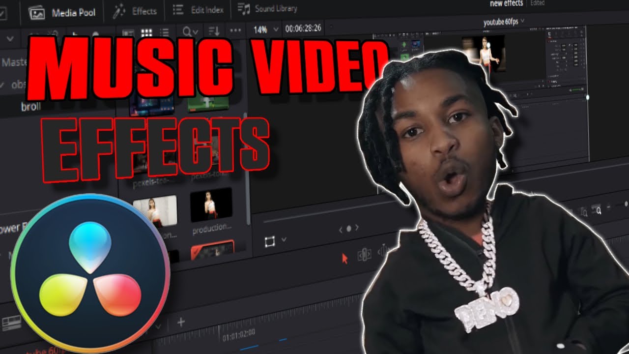 Davinci Resolve 18 Tutorial -Music Video Effects 2022 Part 6 - YouTube