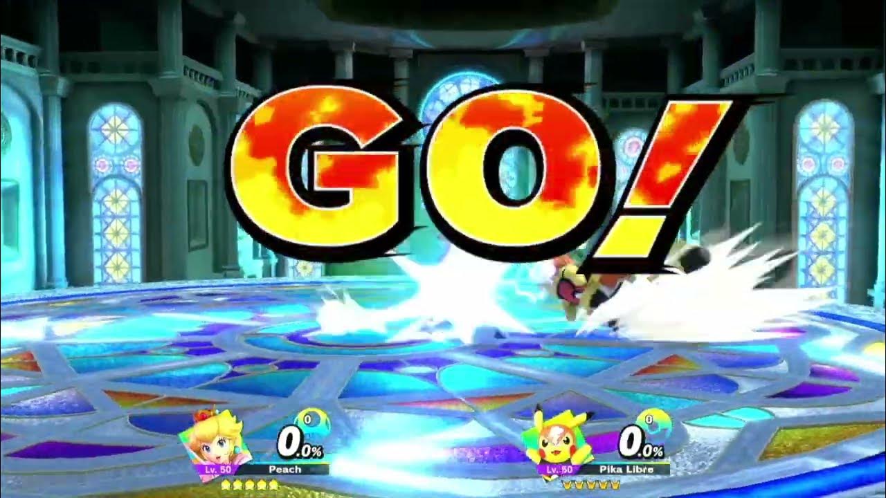 Super Smash Bros Ultimate Amiibo Fights 6pm Poll Peach vs Pika Libre - YouTube