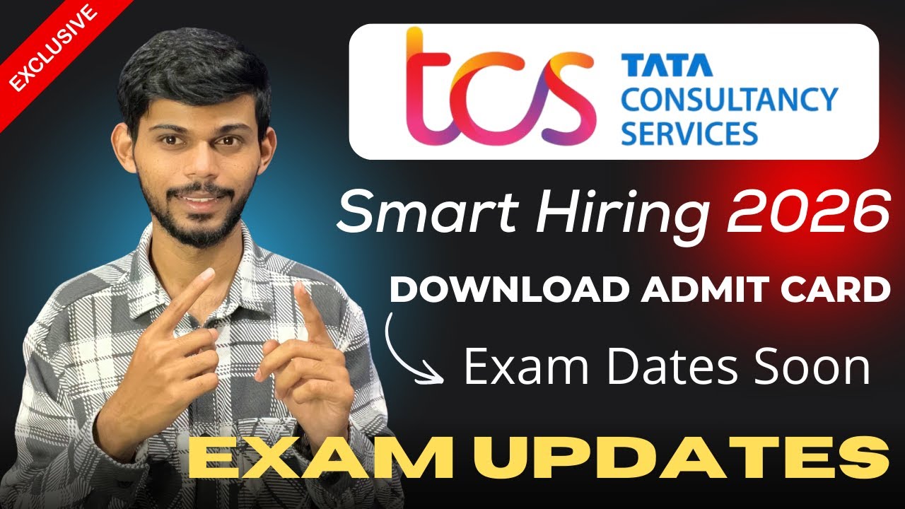 TCS Smart Hiring Test Date 2026 | Admit Card And Preparation Window ...
