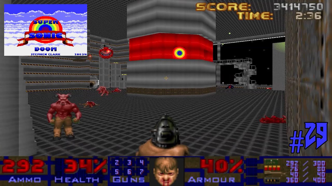 Doom with Super Sonic Doom.Map 29 - YouTube