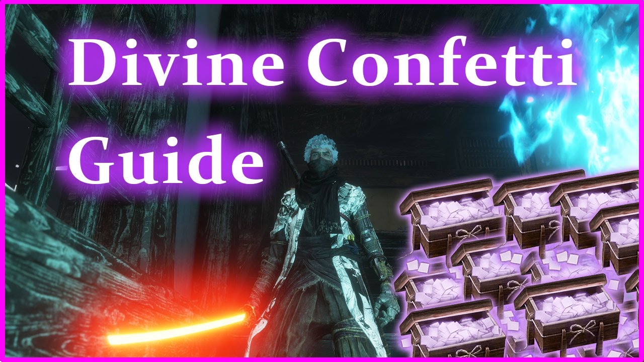 Sekiro - Divine Confetti Farming Guide - กระดาษโปรยศักดิ์สิทธิ์ - YouTube