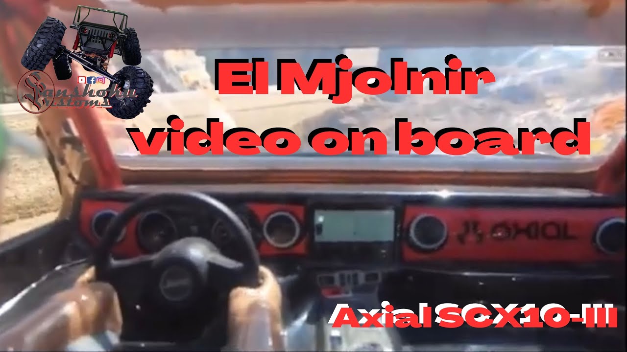 Axial scx10-3 crawling interior view - YouTube