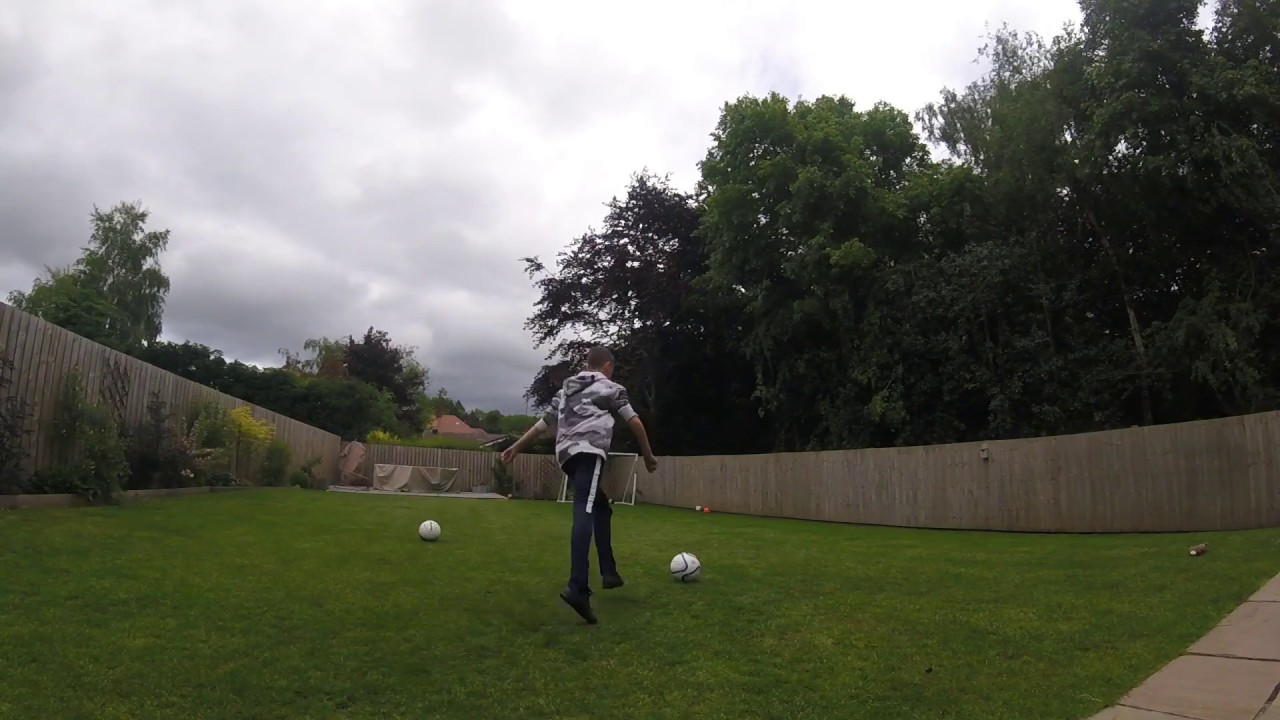 Football challenges part 1 - YouTube