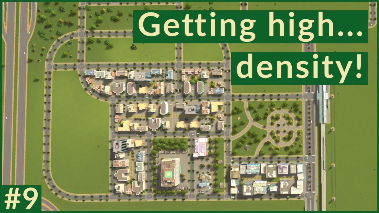 Simple road layout for high density - Green Power Scenario #9 ...