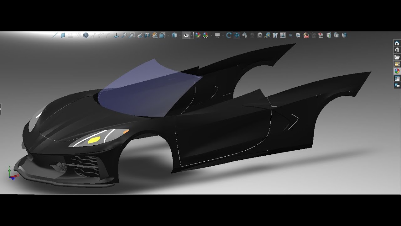 Solidworks tutorial C8 Corvette part 24 - YouTube