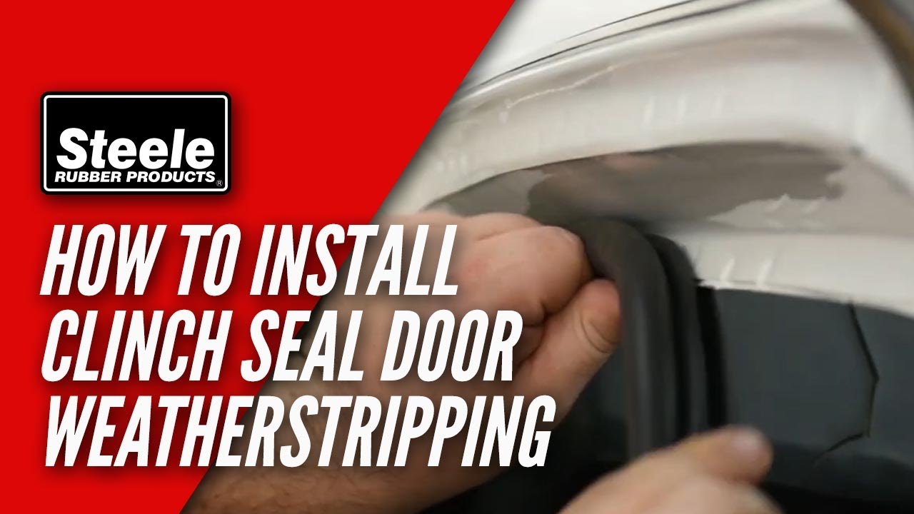 How To Install Clinch Seal Door Weatherstripping - YouTube