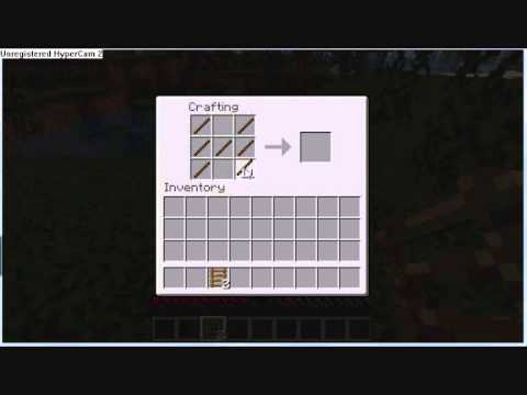 Minecraft for Beginners - How to make a ladder - YouTube