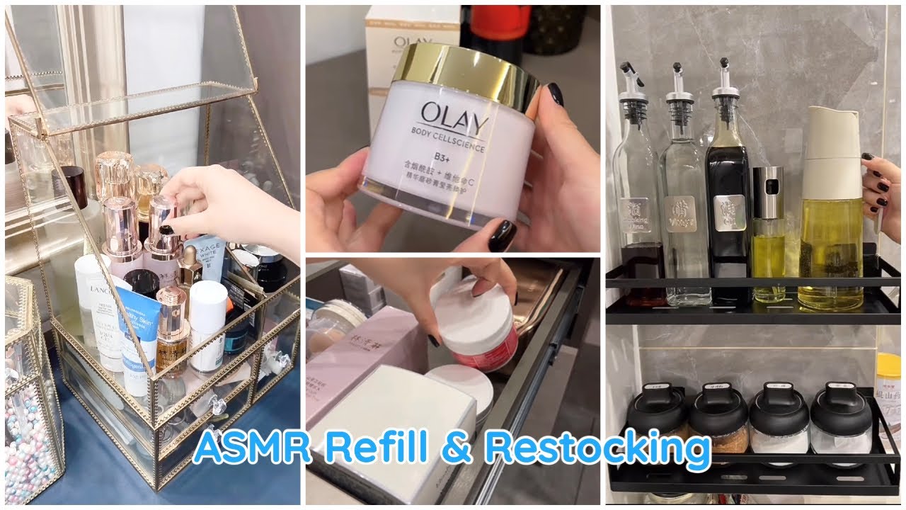 VLOG-64🎀 ASMR Organizing Immersive House Cleaning & Refill Some ...