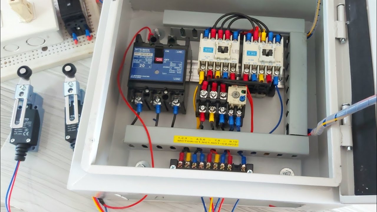 Đảo chiều trực tiếp không qua timer _Máy uốn sắt xây dựng 3 pha 2.2kw ...