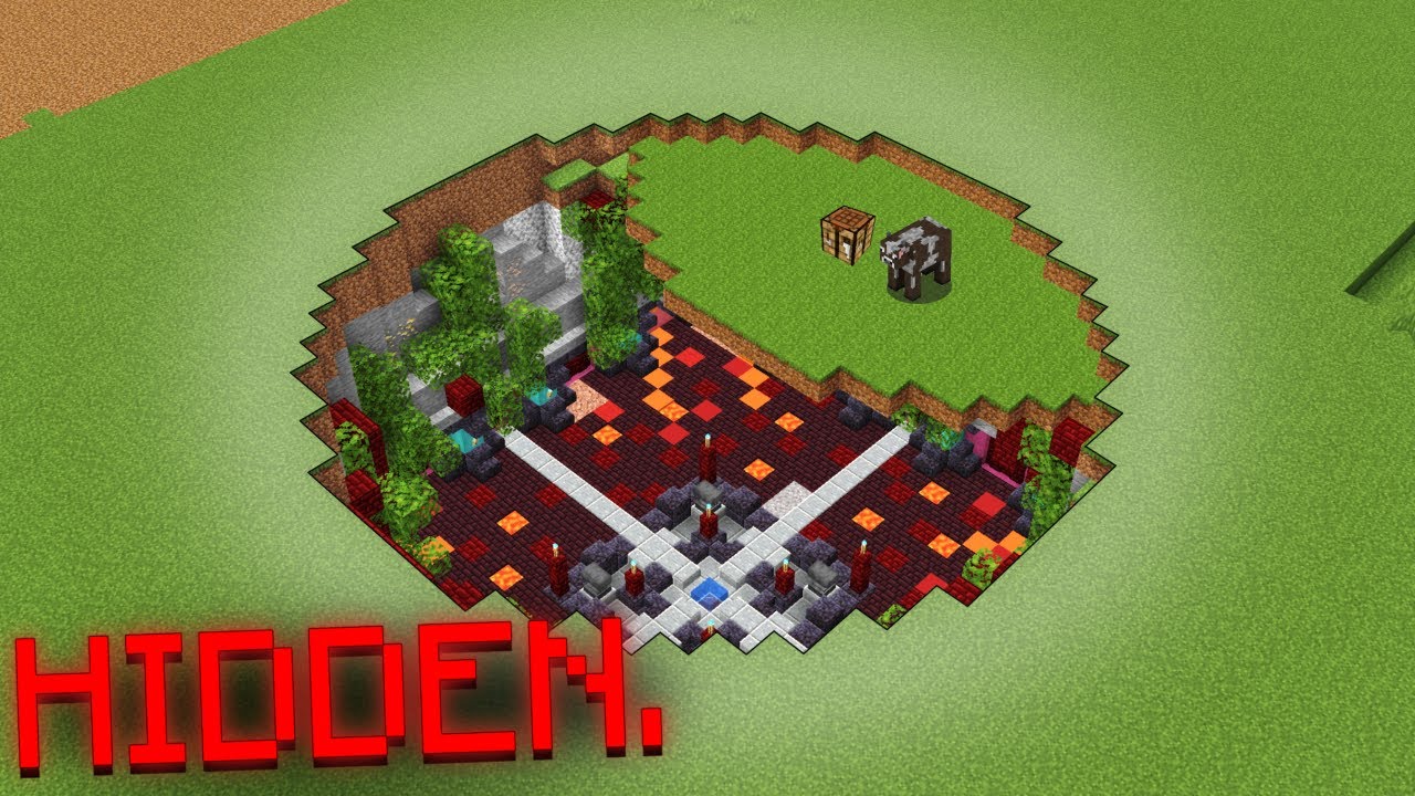 I Spent Hours making this Hidden Base - YouTube