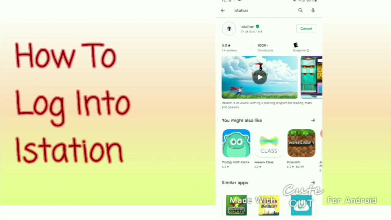 Downloading Istation on a phone/tablet - YouTube