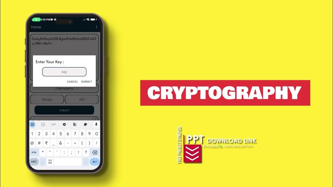 Android Text Encryption using Multiple algorithms | Android Projects Ideas - YouTube