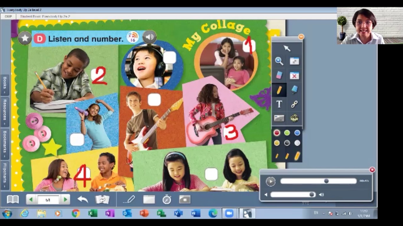 Everybody Up 2 Unit 5 Lesson 4 Activities : D. Listen and number. Page ...