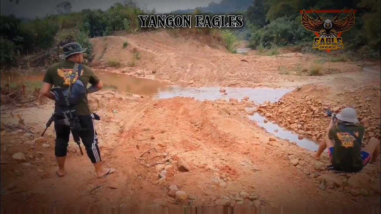 Knla တပ်မဟာ ၁ နယ်မြေအခြေစိုက် Yangon Eagles Eb တပ်ဖွဲ့ဝင်များ စမ်းသပ