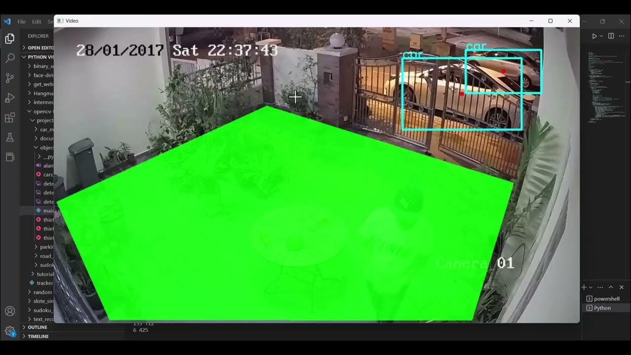 Alarm System And Target Detector Using Yolov5 Python Script For Security Cameras Youtube