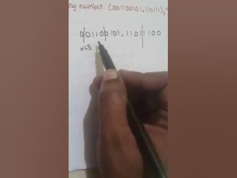 Binary to Hexadecimal conversion with fractional part with example in telugu/@lasya tech - YouTube