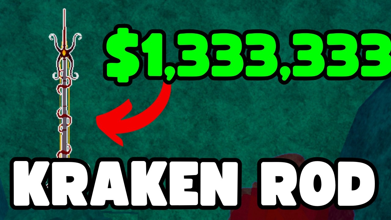 COMO CONSEGUIR LA CAÑA KRAKEN SUPER FACIL Y RÁPIDO! 🦈 | GUIA KRAKEN ROD ...