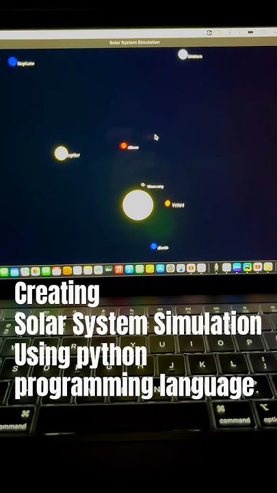 Solar System Simulation #codinglife #shorts #ytshorts #python #macbookairm1 - YouTube