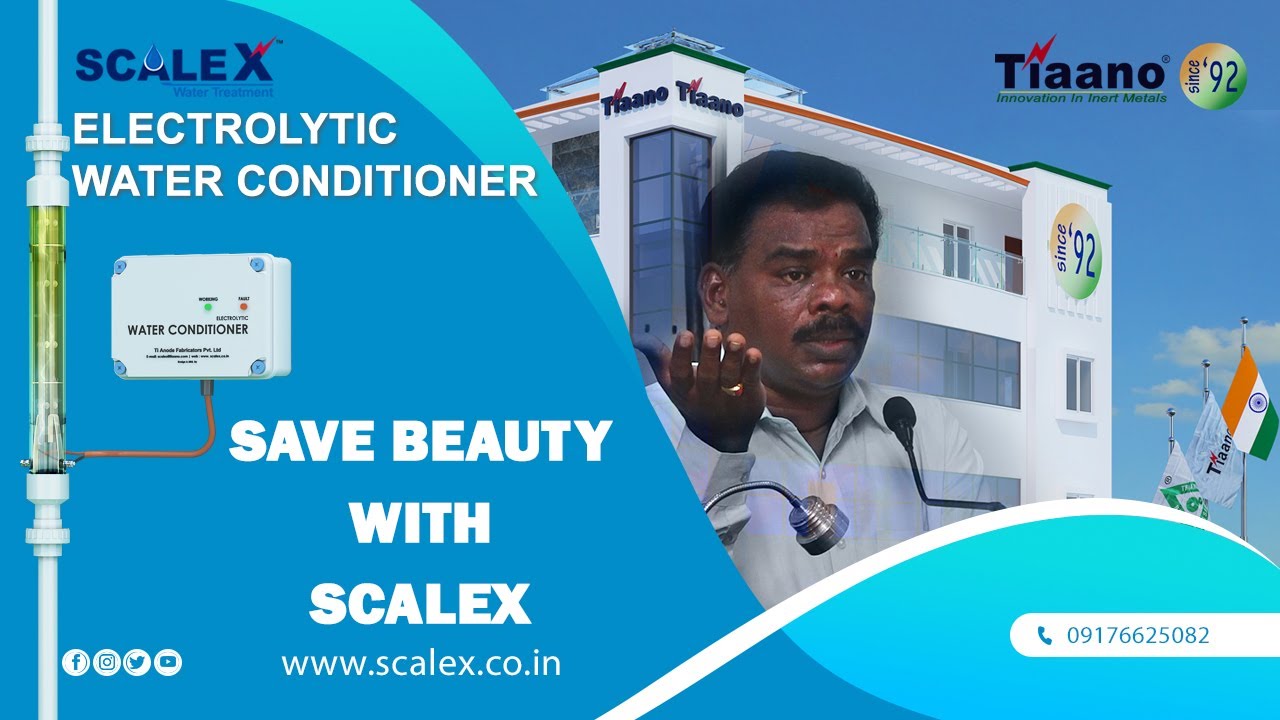 Importance of Electrolytic Water Conditioner (ScaleX) Product - YouTube