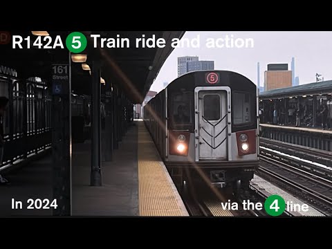 R142A 5 Train action in 2024. - YouTube