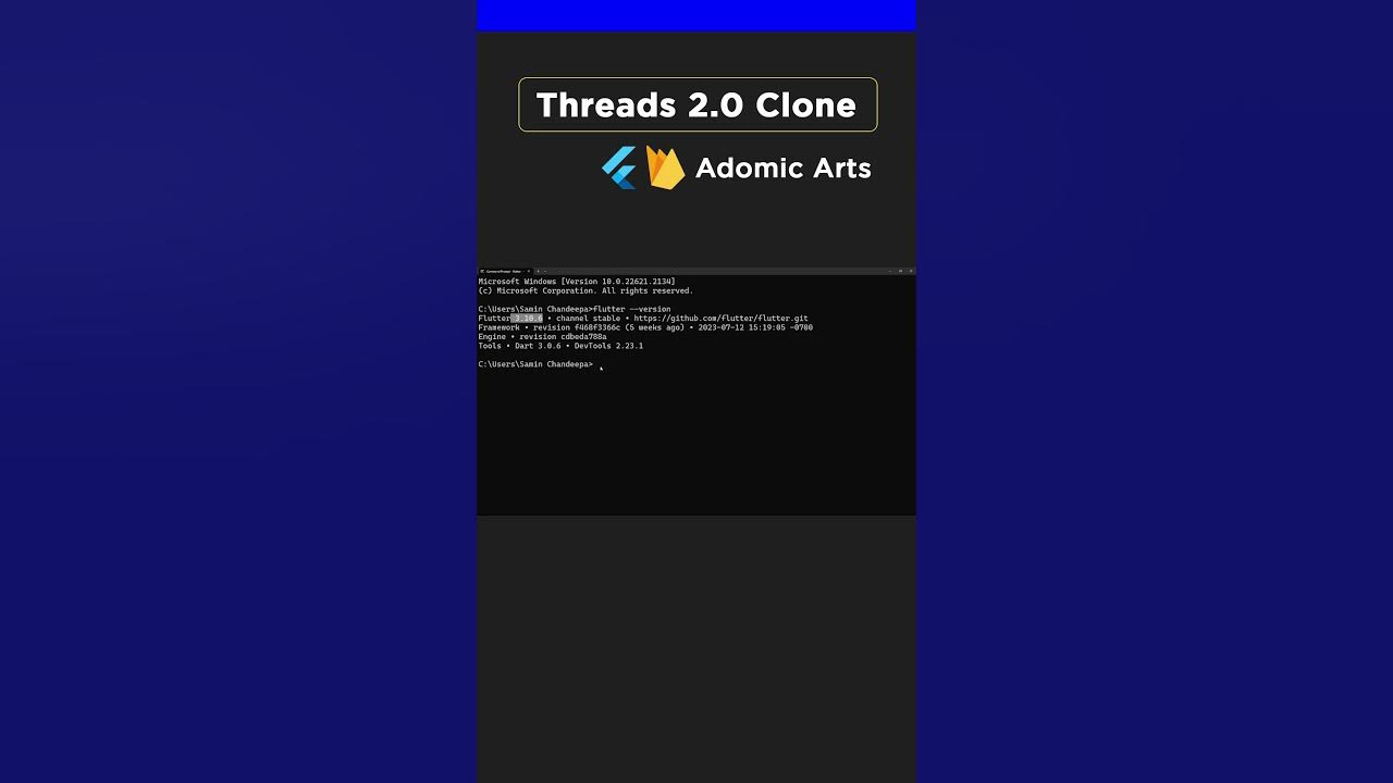 Threads clone Using Flutter and Firebase #flutter #firebase - YouTube