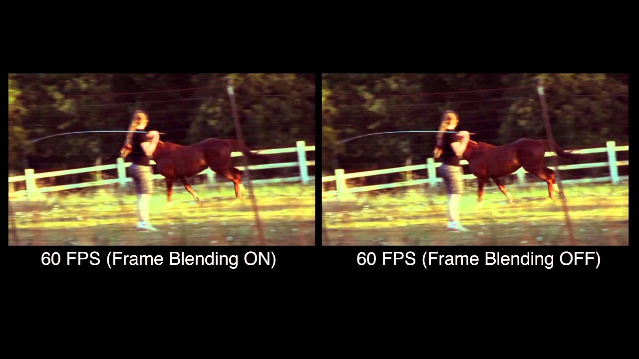 Frame Blending Comparison - YouTube