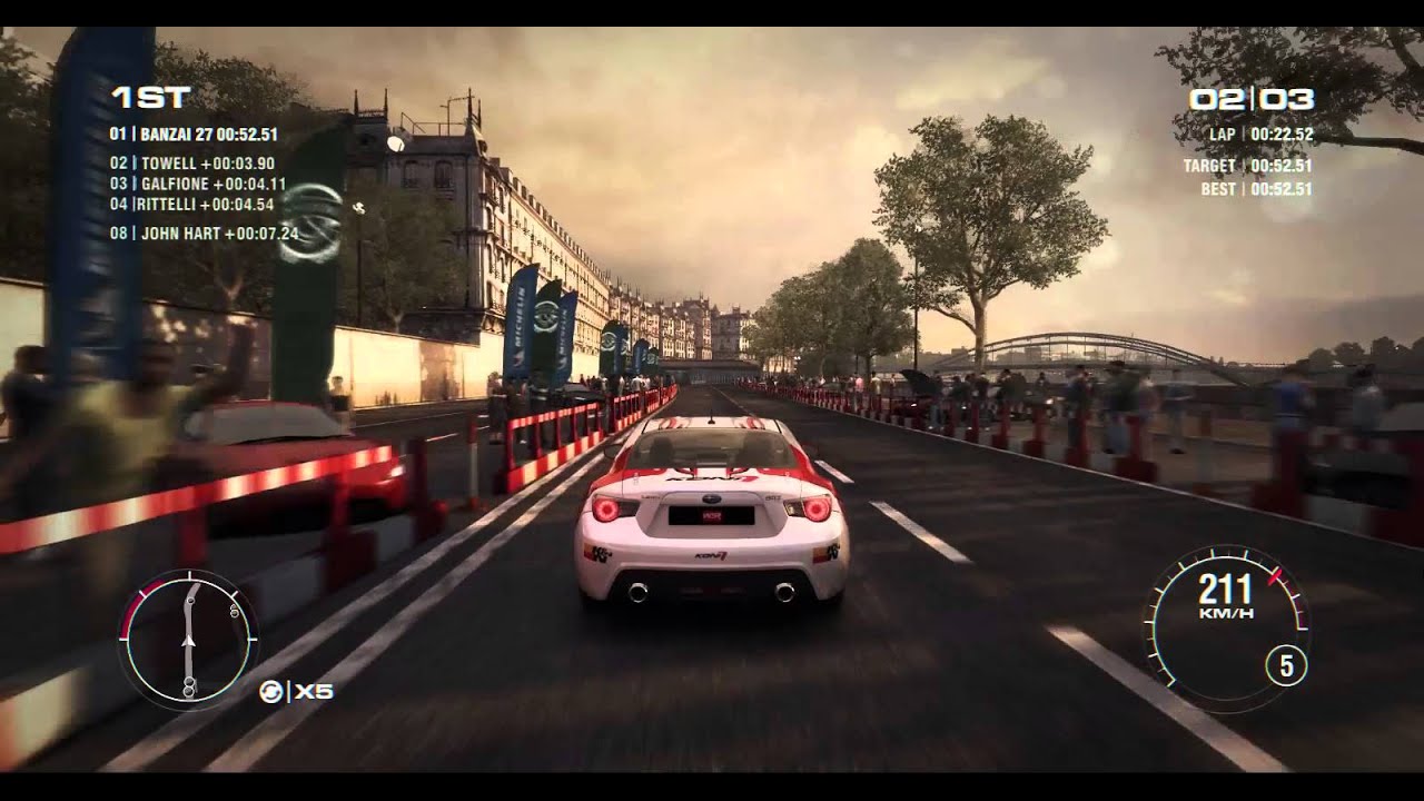GRID 2 - Subaru BRZ - Mode Time Attack - YouTube