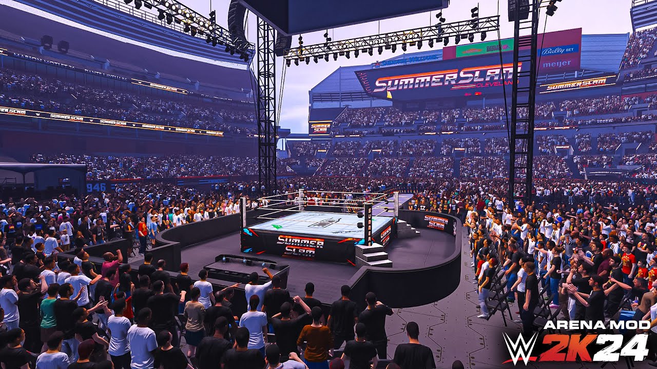 WWE 2K24: SummerSlam '24 Modded Arena Mod! - YouTube