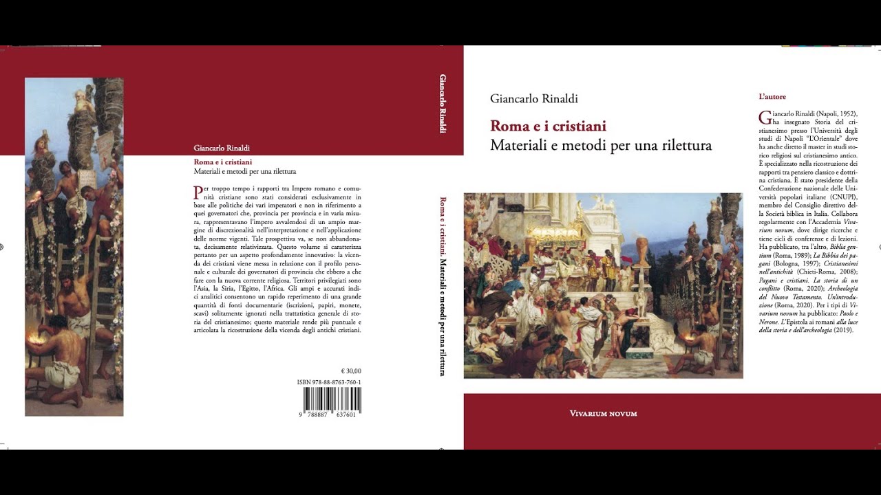 Giancarlo Rinaldi, Roma e i cristiani. Materiali e metodi per una ...