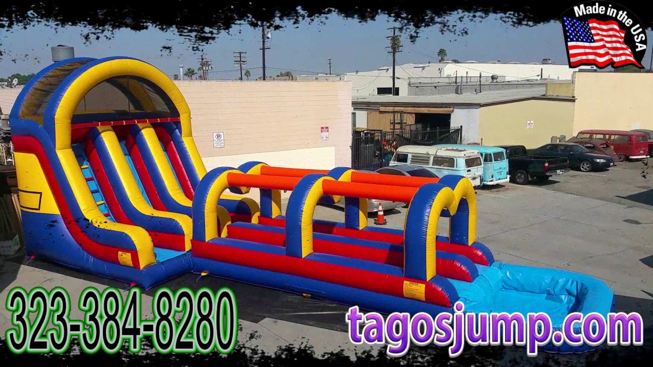 Venta de Jumpers-Tago's Jump- Dual Slide and sleep - YouTube