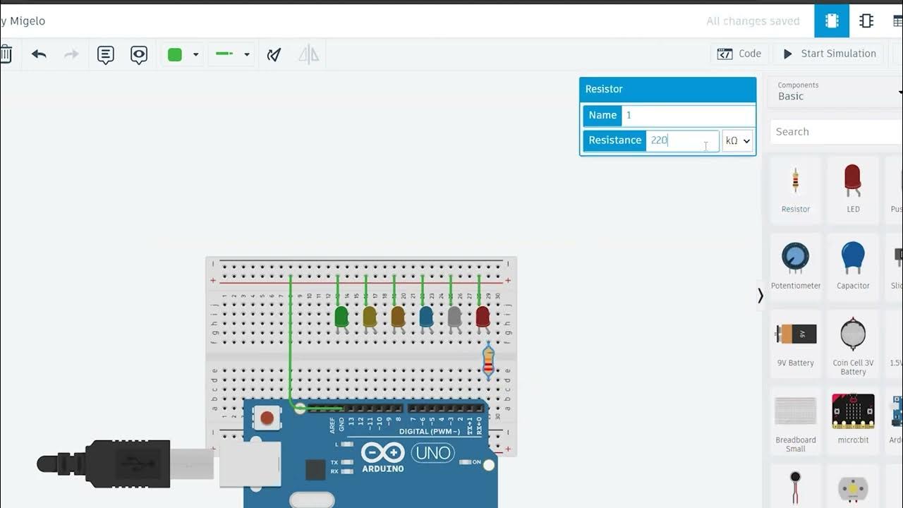LED Sequence Blinking with Arduino - YouTube