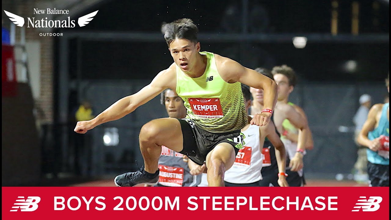 Boys 2000m Steeplechase - New Balance Nationals Outdoor 2024 - YouTube