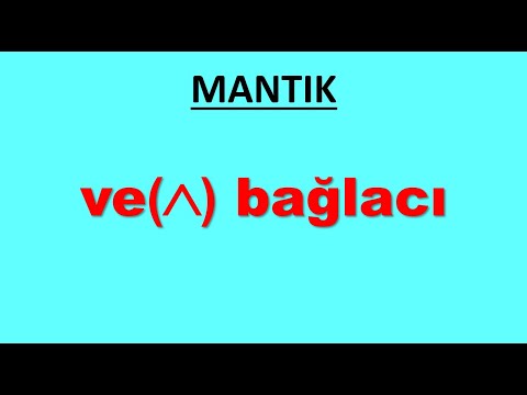 9.sınıf MANTIK 5.video - ''ve'' bağlacı #2023
