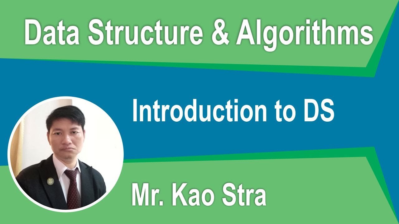 Chapter1 Introduction to DSA RPITSB 1st edition - YouTube