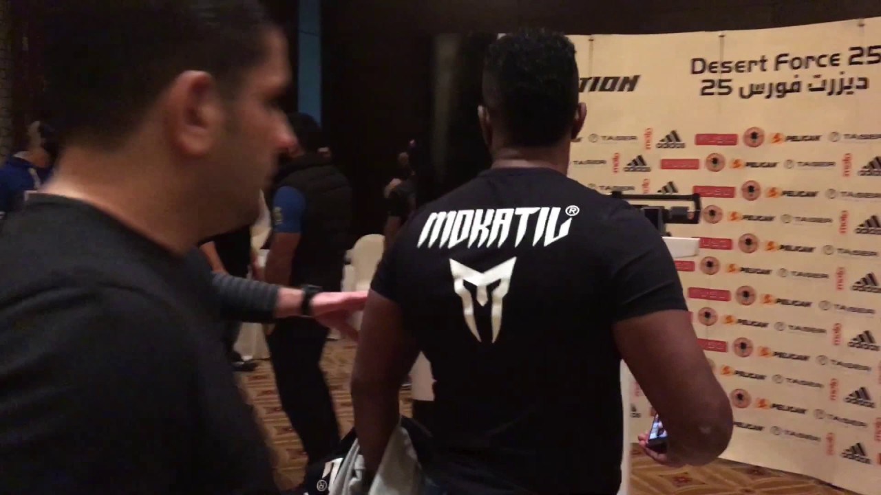 Desert Force 25 - Osama Al Saiedy Vs. Mostafa Rashed Brawl - YouTube