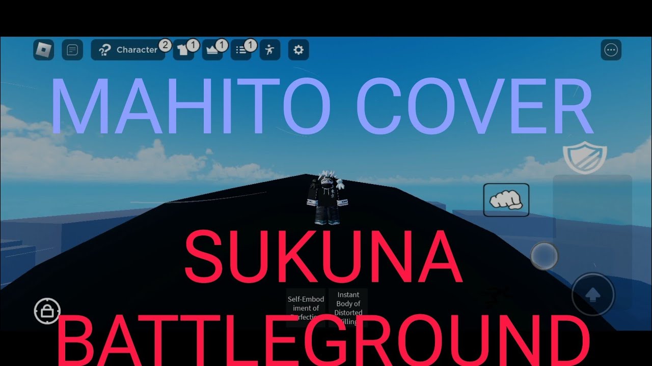 cover the whole map with mahito domain in sukuna battleground (art ...