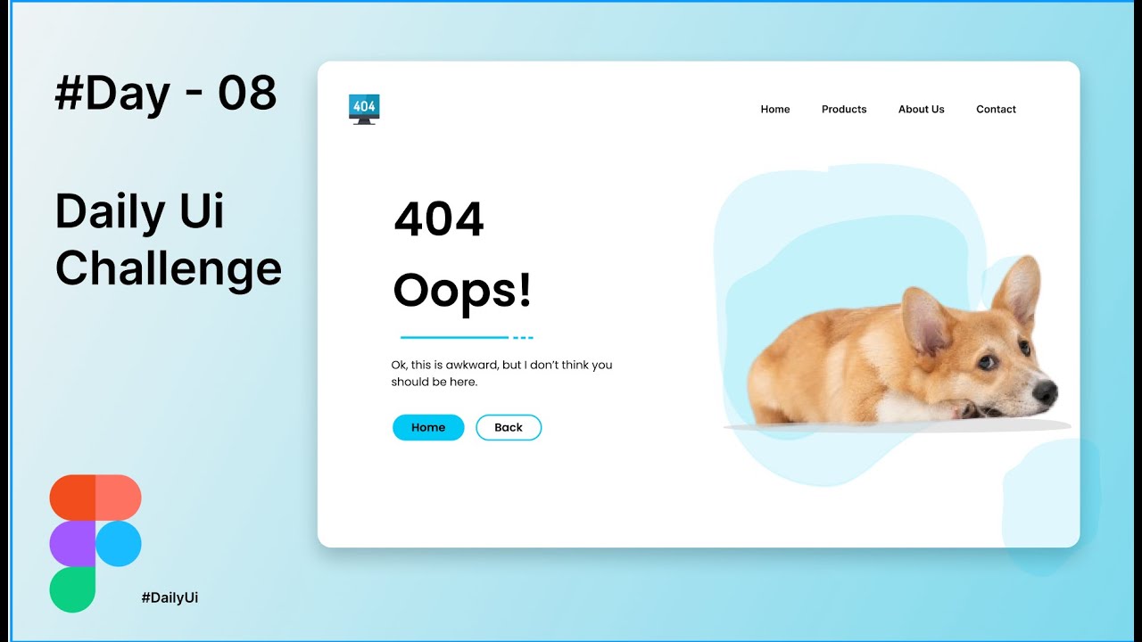 Daily Ui Challenge day 08 | Figma Daily Ui #figma #viral - YouTube