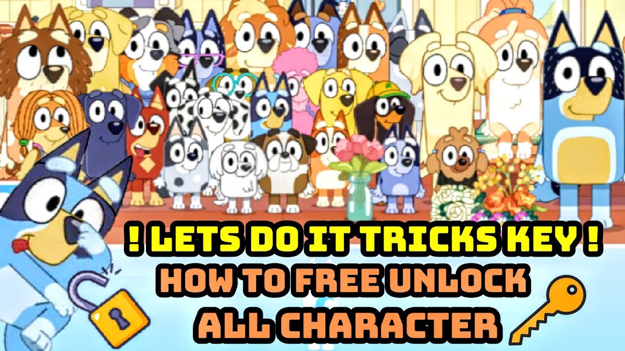 Bluey The Videogame Lets Do It Tricks Key How To Free Unlock All ...