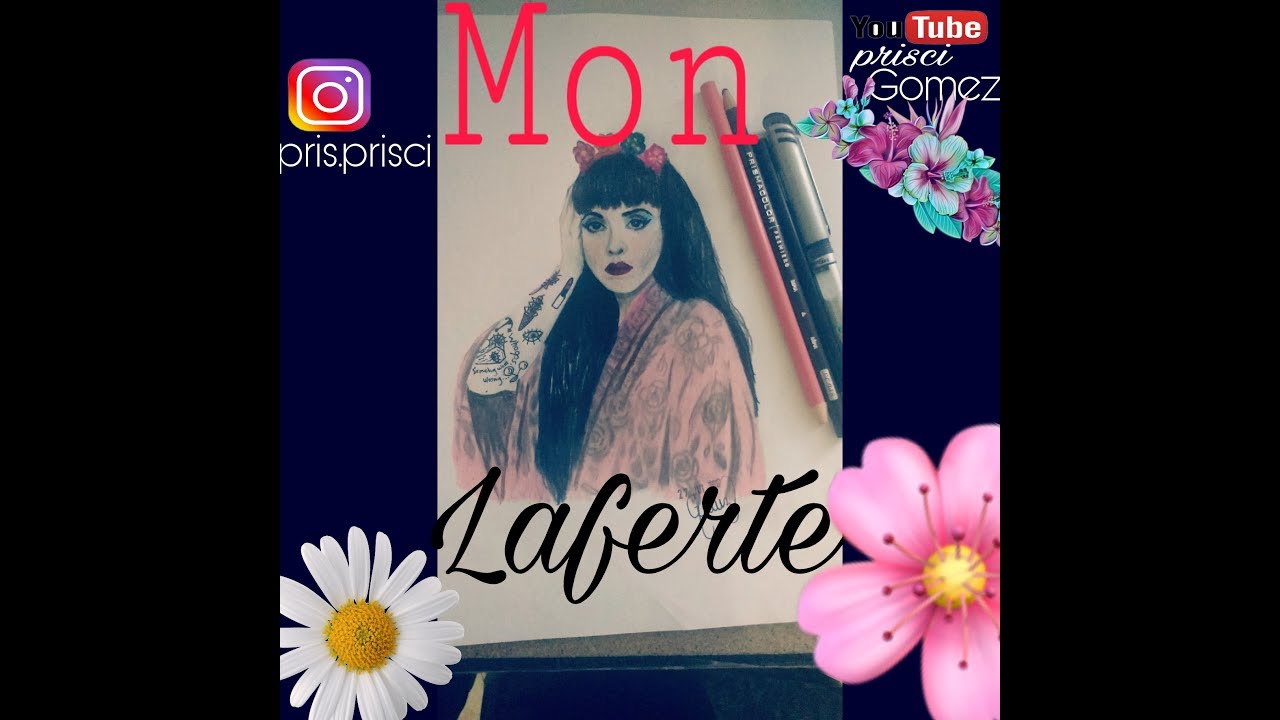 dibujando a Mon Laferte (speed drawing) - YouTube