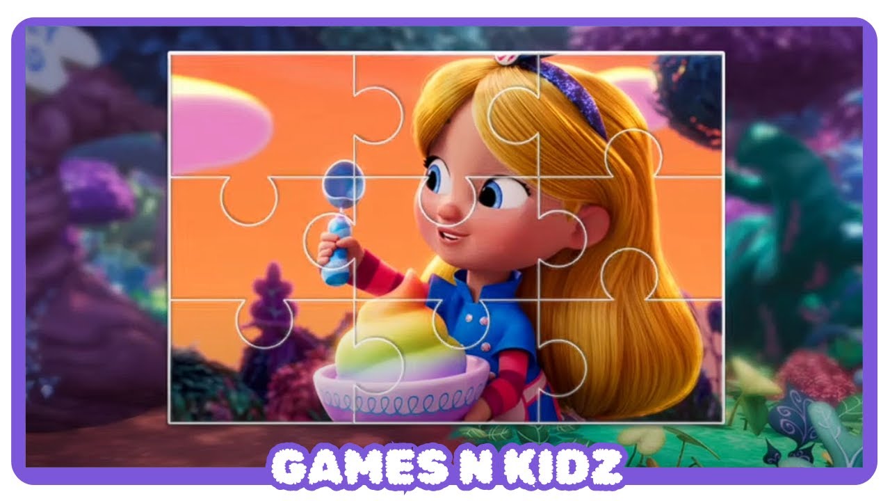 Alice's Wonderland Bakery Puzzles Disney Now App Disney Junior Kids ...