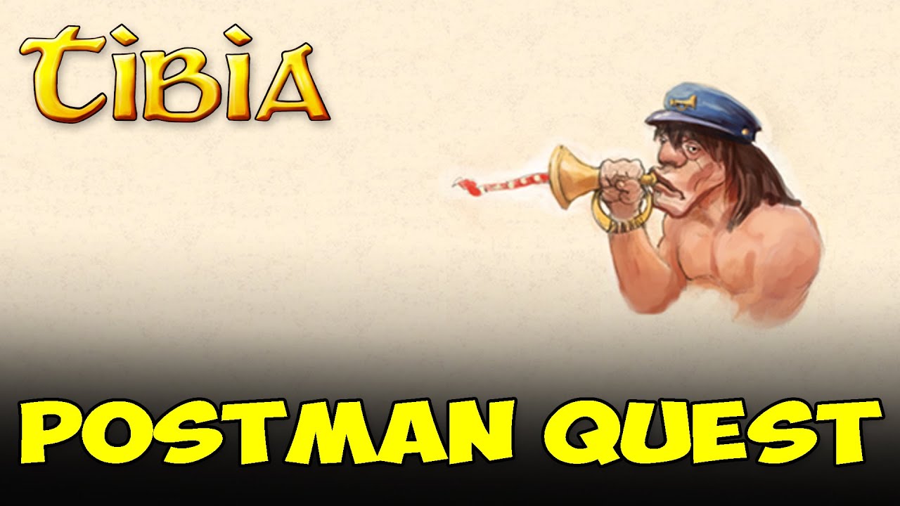 ZOSTAŁEM LISTONOSZEM! - TIBIA - POSTMAN QUEST - YouTube