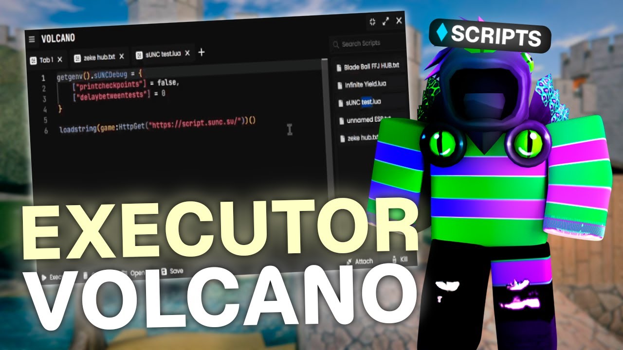 New Volcano Executor [Menu] | Roblox Executor [Free 2025] | Volcano ...
